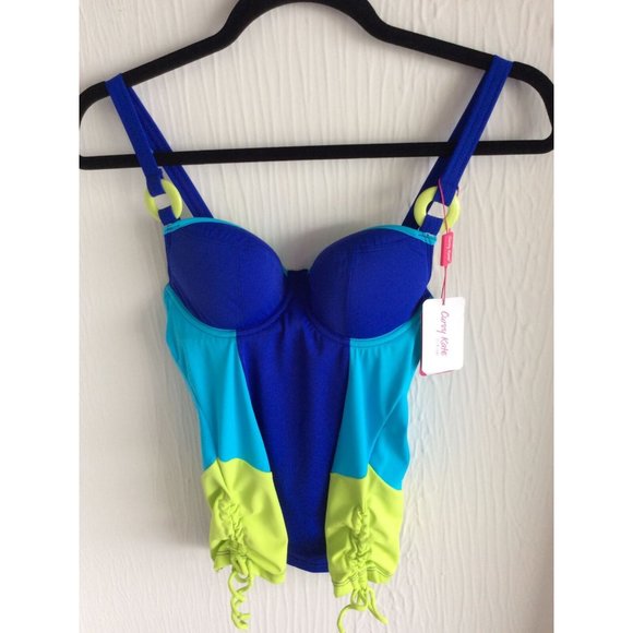 Curvy Kate | Swim | Nwt Curvy Kate Size 3d Bathing Suit Top Bright Bold ...